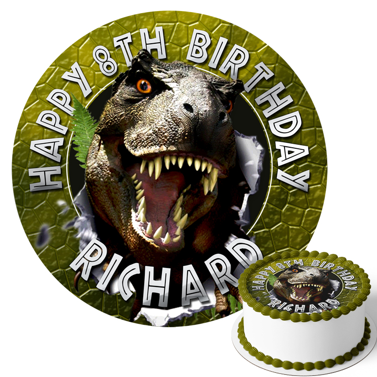 T Rex (Round Cake Topper)
