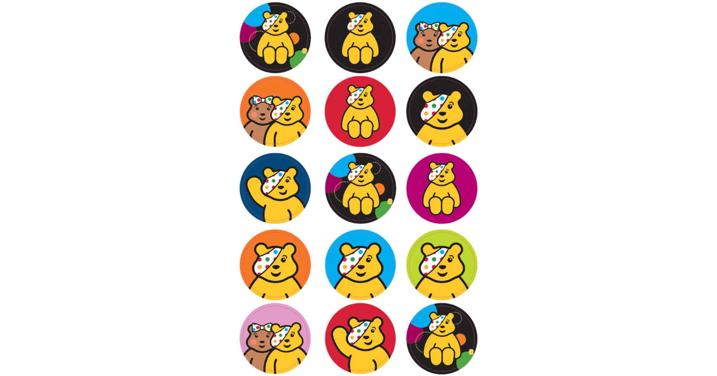 Pudsey (Cupcake Toppers)