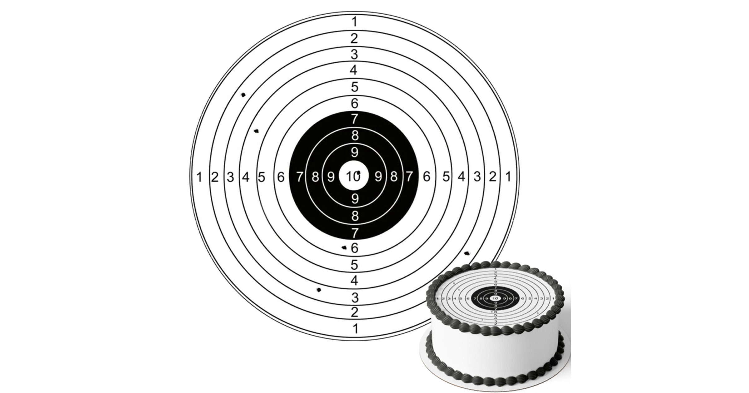 Target (Round Cake Topper)