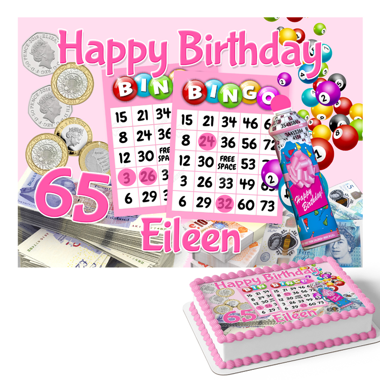 Bingo (Rectangle Cake Topper)