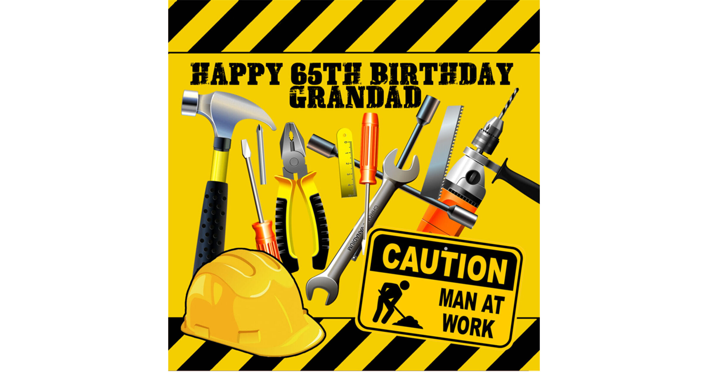 Workman Tools (Square Cake Topper)