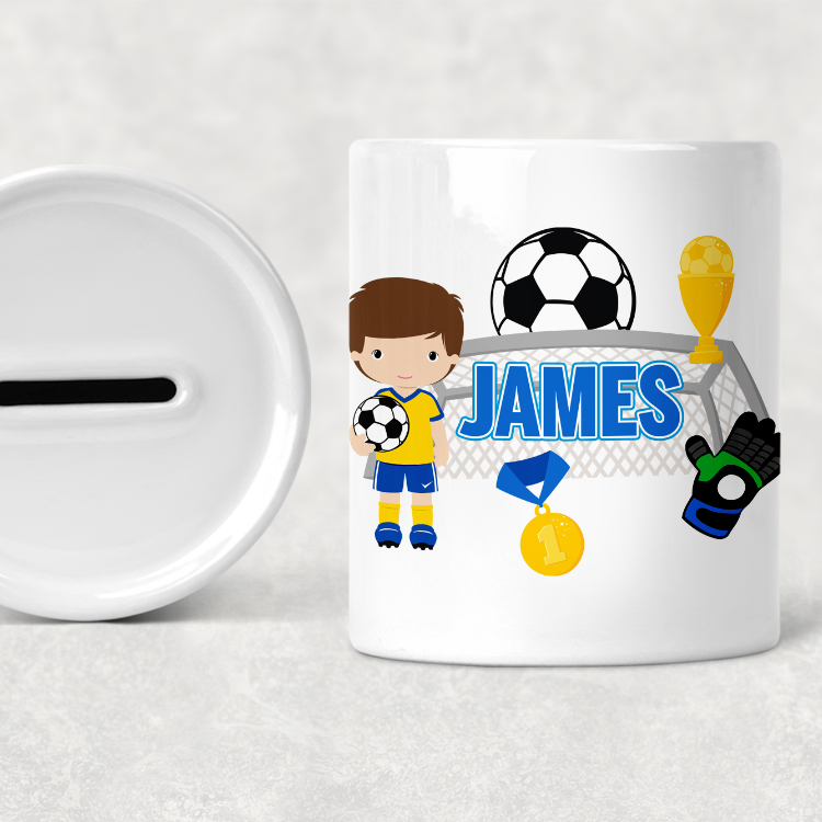 Footballer Themed Money Box