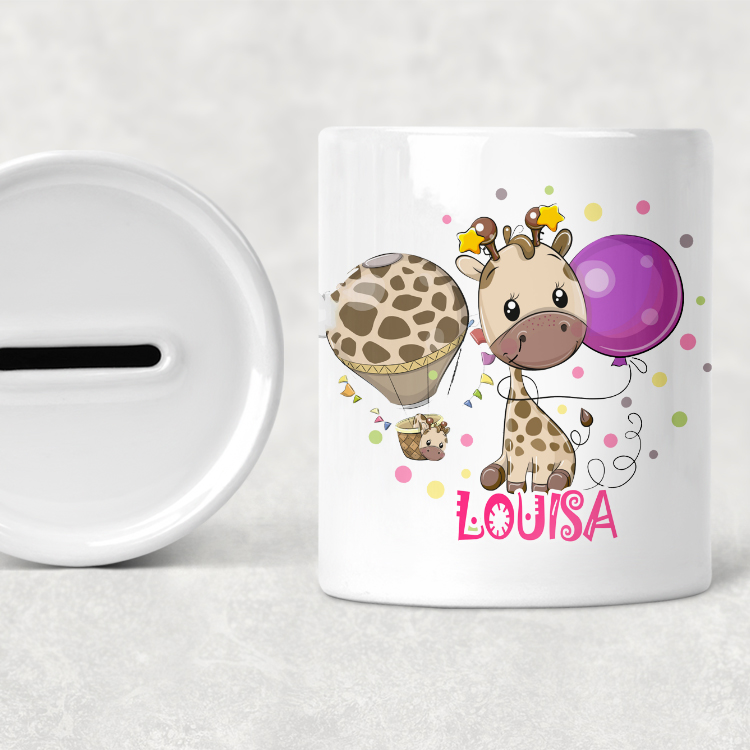 Giraffe Themed Money Box