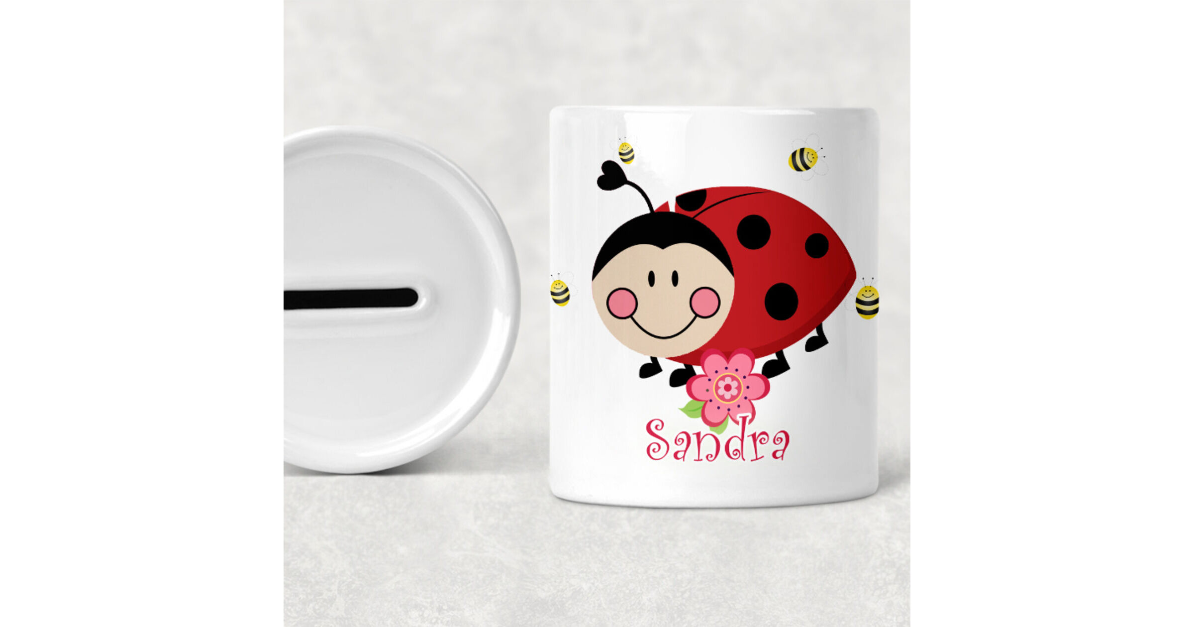 Lady Bug Themed Money Box