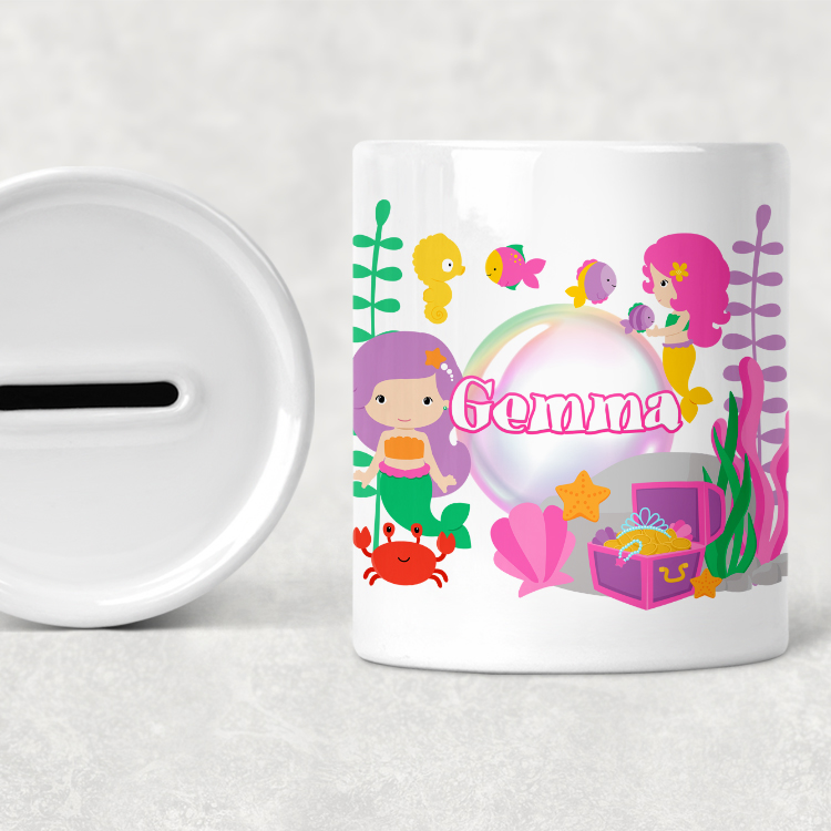 Mermaid Themed Money Box