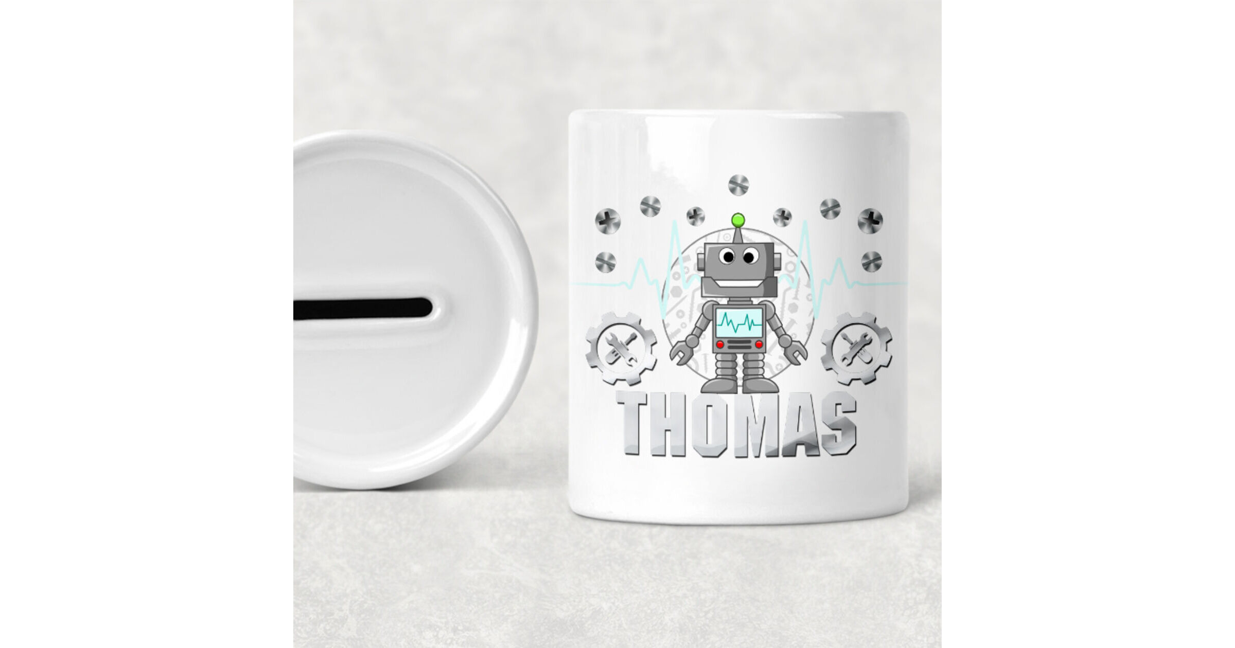 Robot Themed Money Box