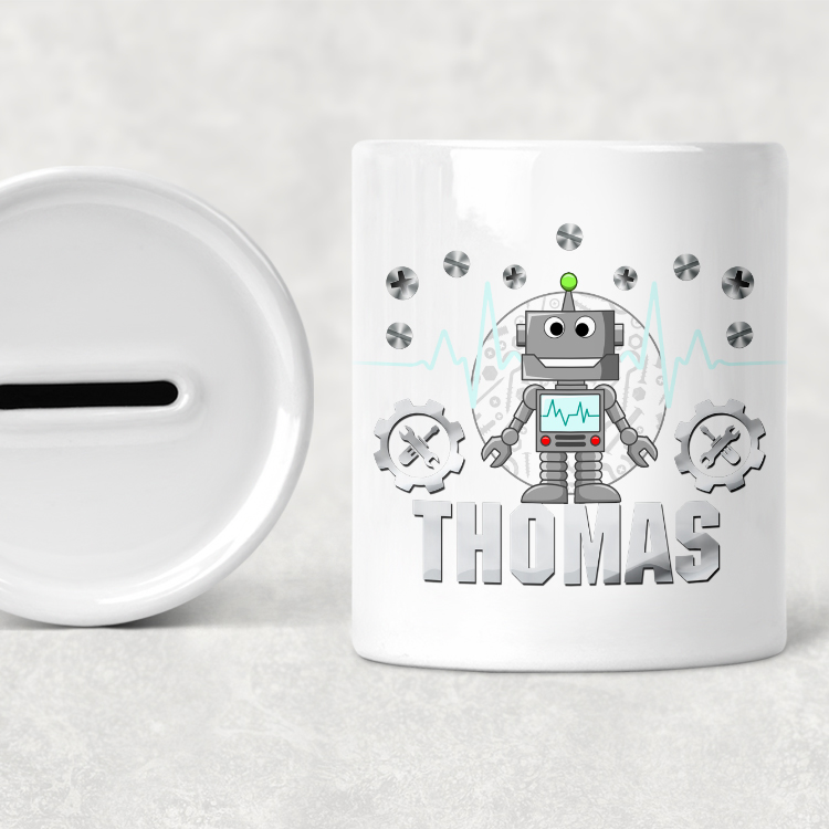 Robot Themed Money Box