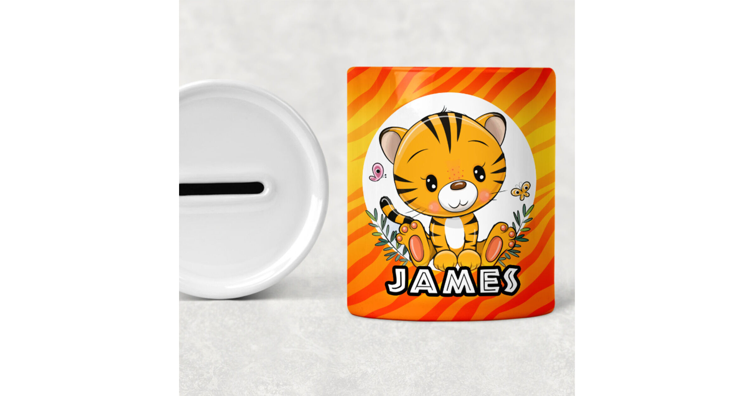 Tiger Themed Money Box