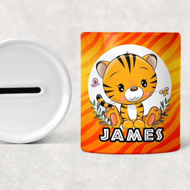 Tiger Themed Money Box